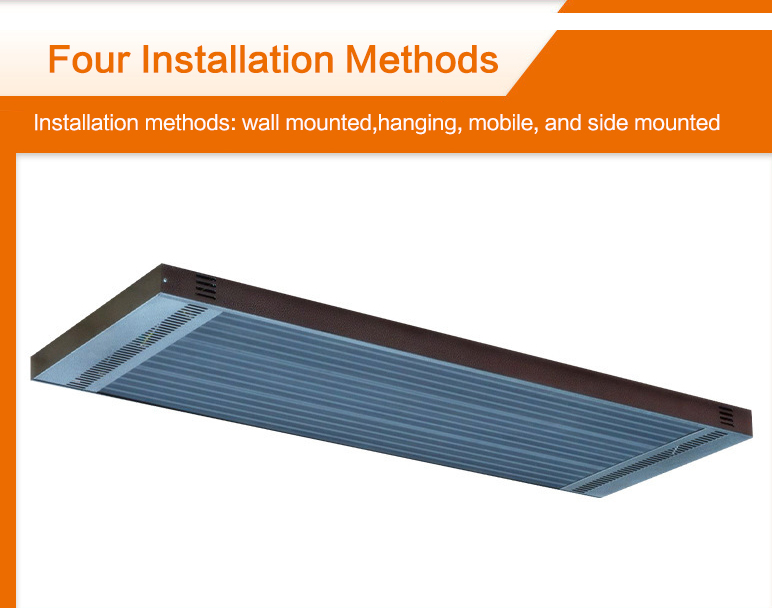 FS-520 Series wall mounted far-infrared electric radiator panel heater ...